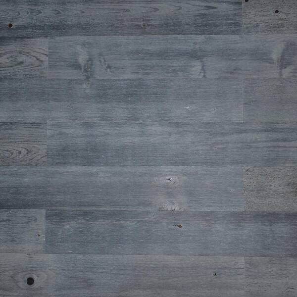 Timberchic 1/8 in. x 4 in. x 12-42 in. Peel and Stick Blue Gray Wooden ...
