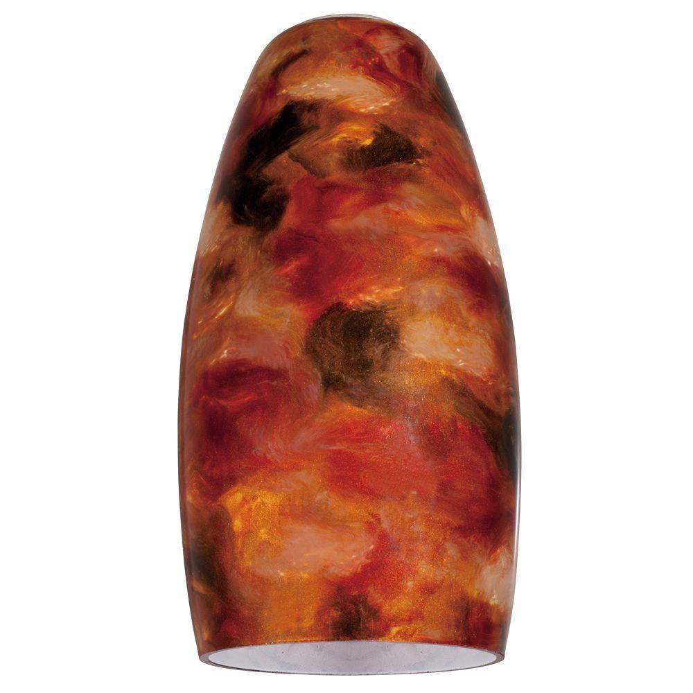 Westinghouse 8-1/2 in. Handblown Long Fire Pit Neckless Glass Shade ...