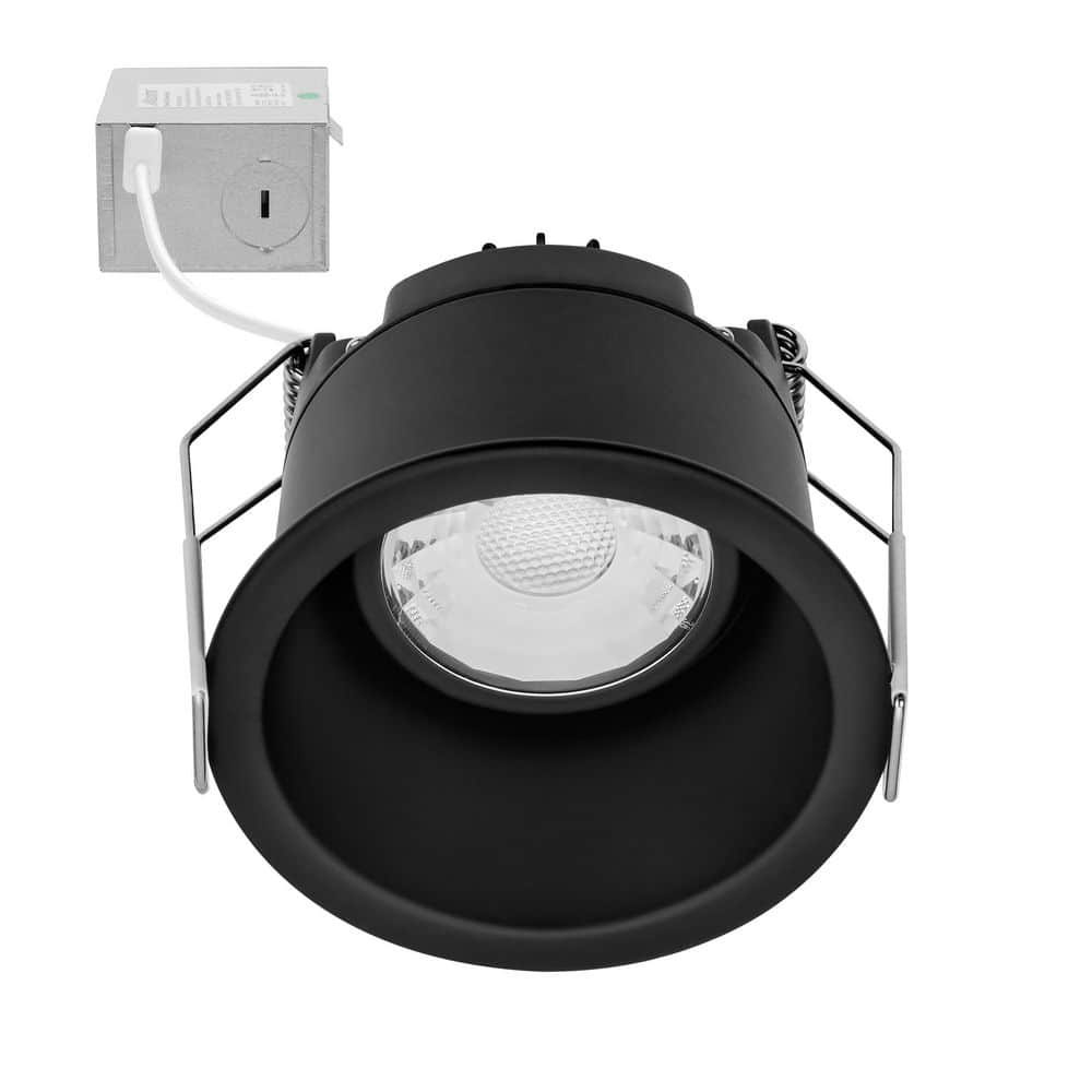 Maxxima 2 in. 5 CCT Adjustable LED Slim Regressed Gimbal Downlight ...