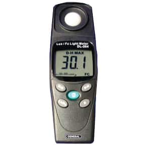 General Tools Digital UVA/UVB Light Level Meter with LCD readout UV513AB