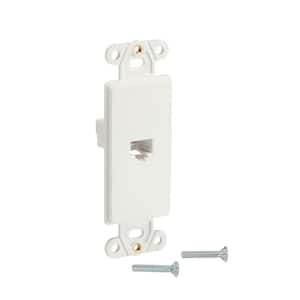Hampton Bay (1-Pack) Derby Customized 1-Gang Pure White Switch/Toggle ...