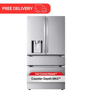 LG 26 cu. ft. SMART Counter Depth MAX French Door Refrigerator with ...