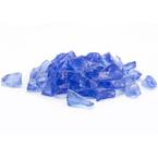 Margo Garden Products 1/2 in. 10 lb. Medium Blue Hawaii Landscape Fire Glass DFG10-L08M - The ...