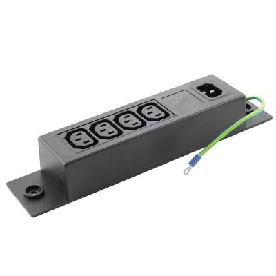 AC WORKS IEC to NEMA Adapter IEC C14 to NEMA 5-15R Regular Household Female Connector-WS-089 ...