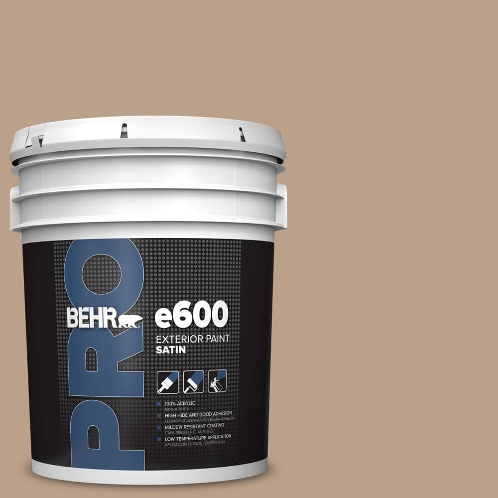 BEHR PRO 5 gal. #N240-4 Sierra Satin Enamel Exterior Paint PR64005 ...