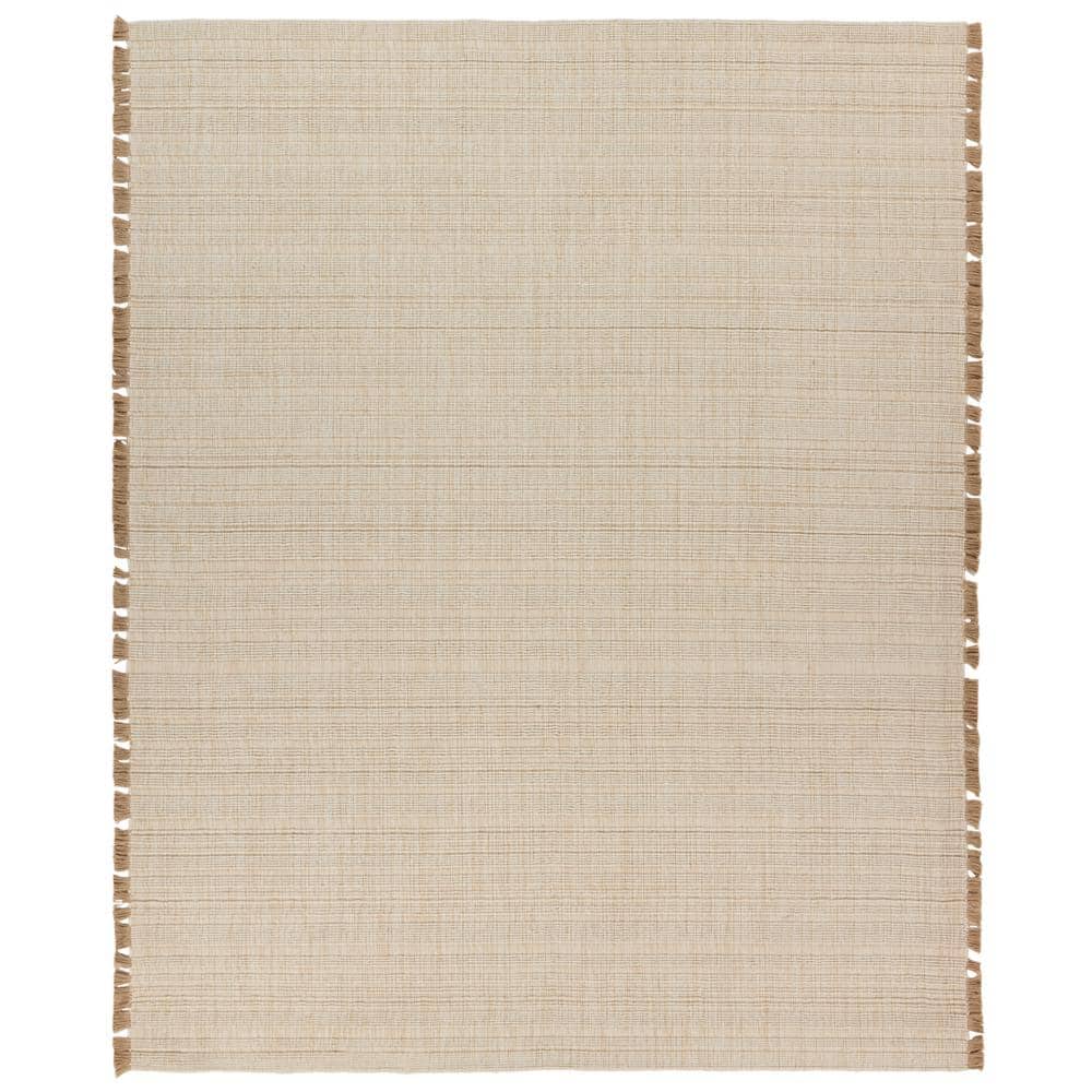 Jaipur Living Bandera 5 ft. x 8 ft. Cream/Beige Solid Handmade Area Rug ...