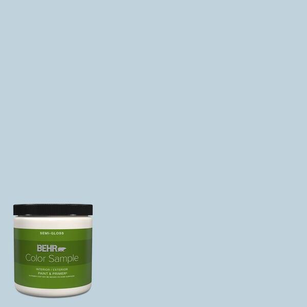 BEHR PREMIUM PLUS 8 oz. #550E-2 Eminence Semi-Gloss Interior/Exterior ...