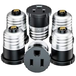 Yichuhaoxi E26 to E39 Socket Adapter-Medium to Mogul Base Light Bulb ...