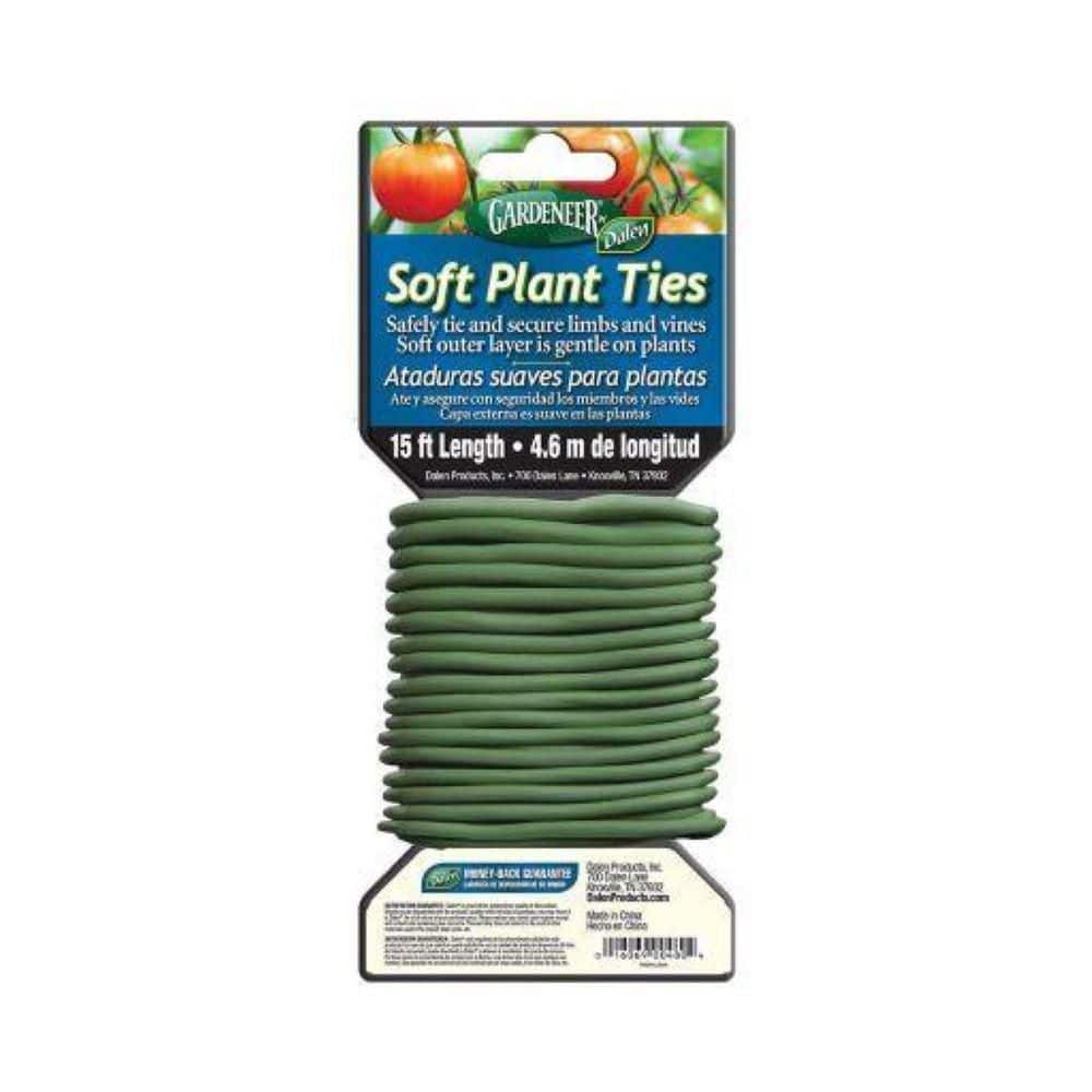 GARDENEER By Dalen 15 ft. Long Soft Plant Ties - Soft Outer Rubber ...