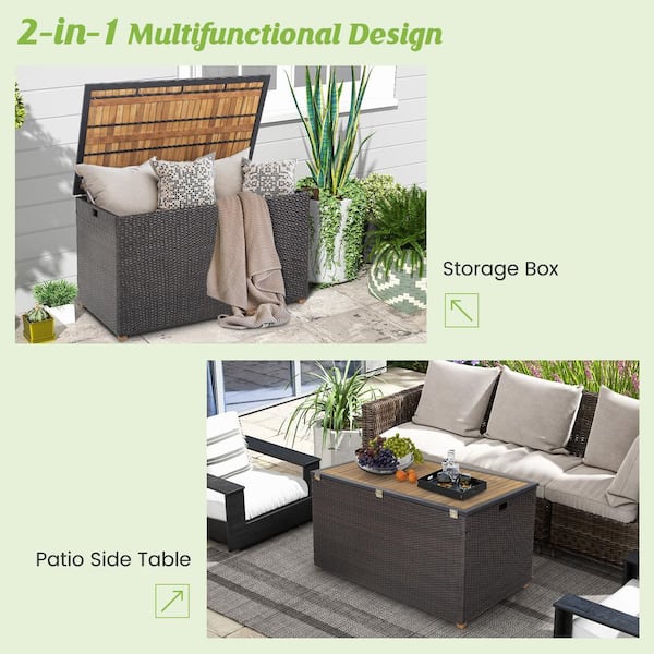 Deck box coffee table store