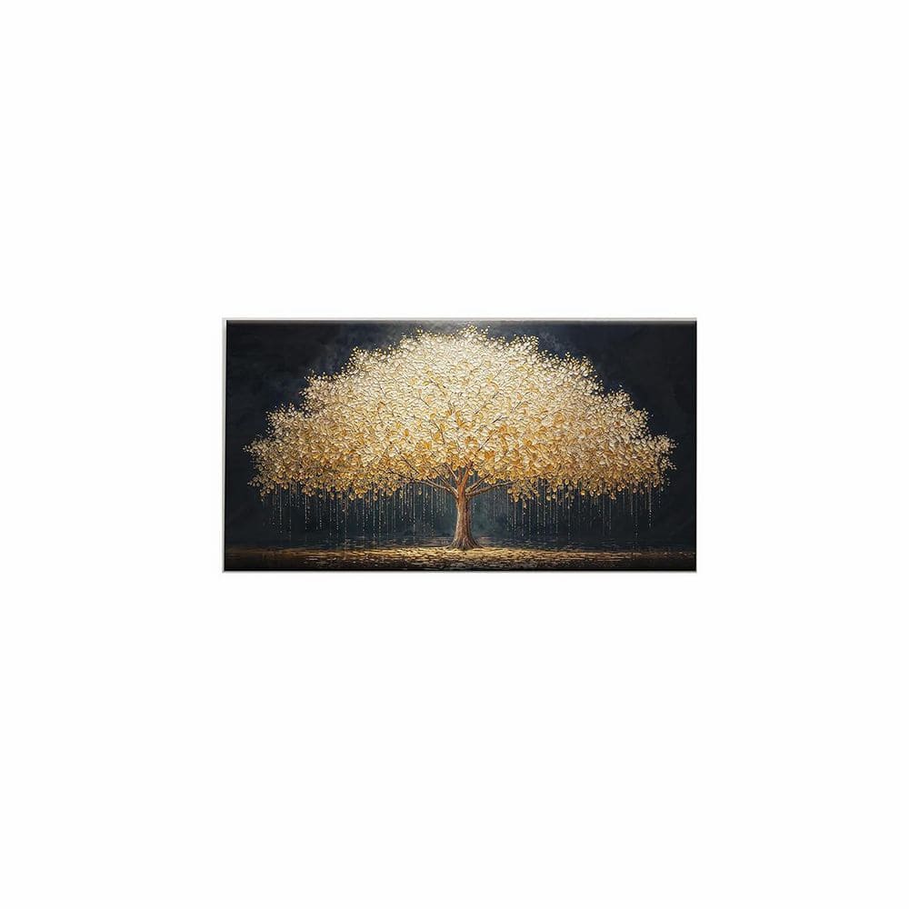 Canvas Wall Art Decor Gold Tree of Life Abstract Wall Decor ...