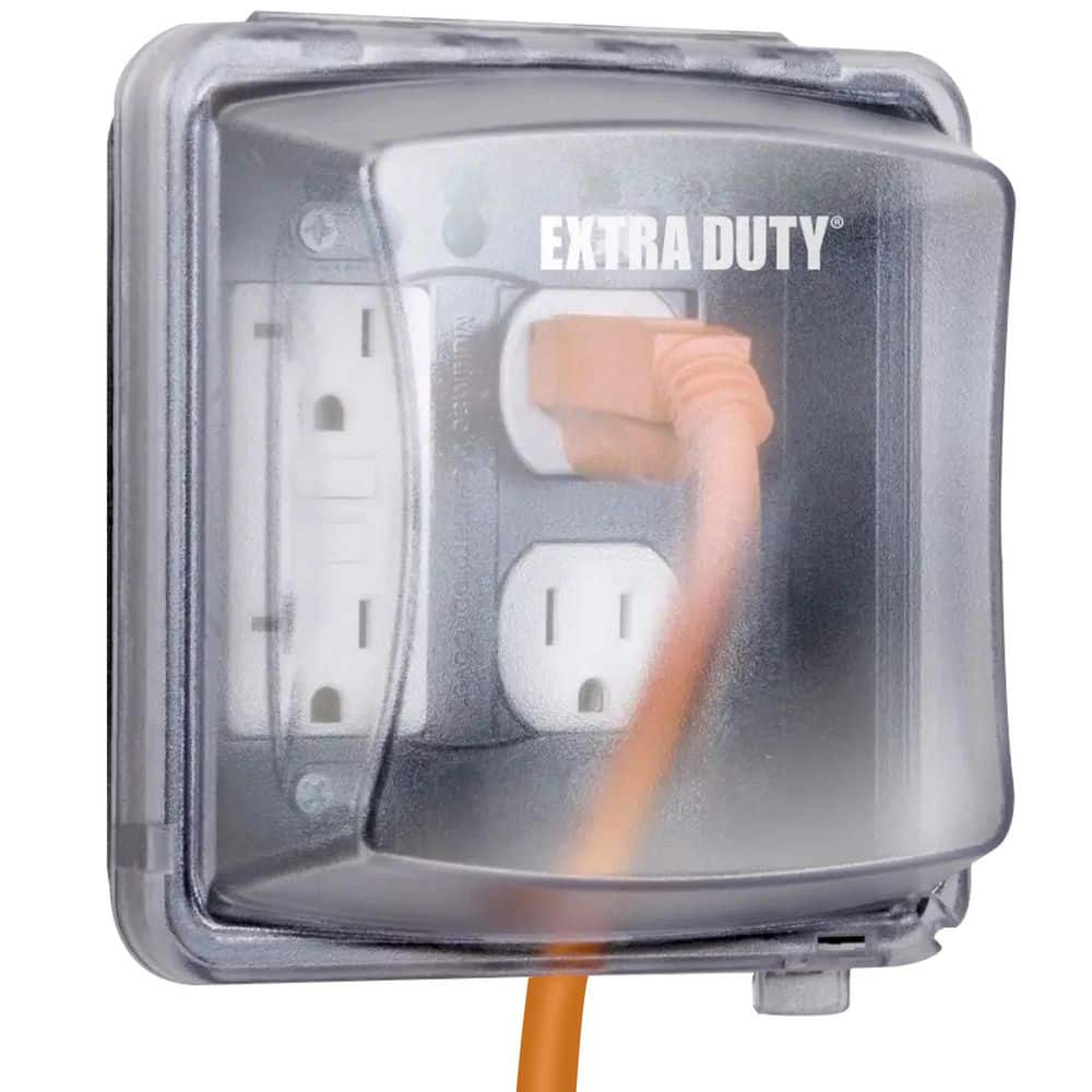 TAYMAC EXTRA DUTY PC Clear 2-Gang Weatherproof In-Use 2.75-in ...