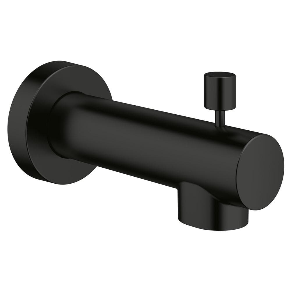 GROHE Concetto 5 in. Tub Spout, Matte Black 133662431 - The Home Depot