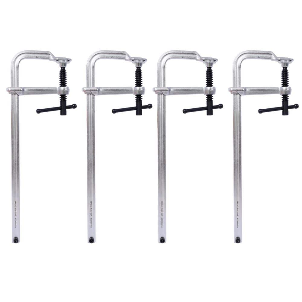 maocao hoom 12 in. x 3 in. Throat Bar Clamps Set, Drop Forged Steel Bar ...