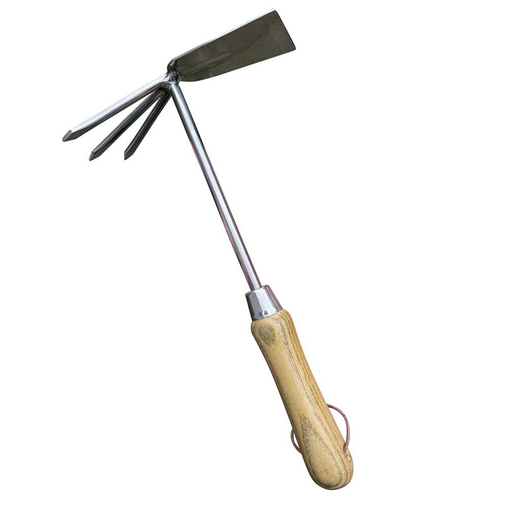 GARDEN GURU 13 in. Eco Hand Cultivator Hoe Tiller Tool FSCCULTHOE - The ...