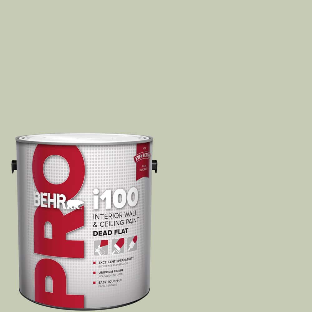 BEHR PRO 1 gal. #420E-3 Spring Hill Dead Flat Interior Paint PR10501 ...
