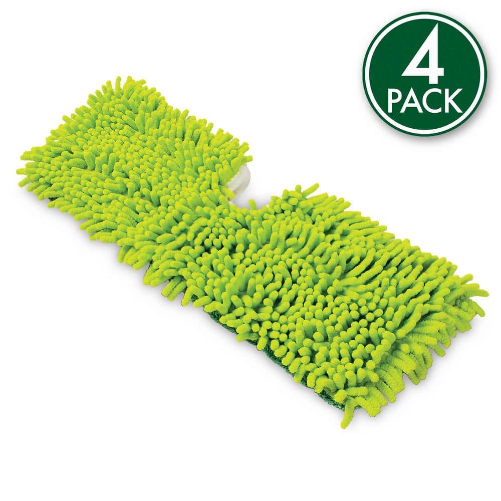 Libman 2-Sided Microfiber Flat Mop Refill (4-Pack) 1173-4 - The Home Depot