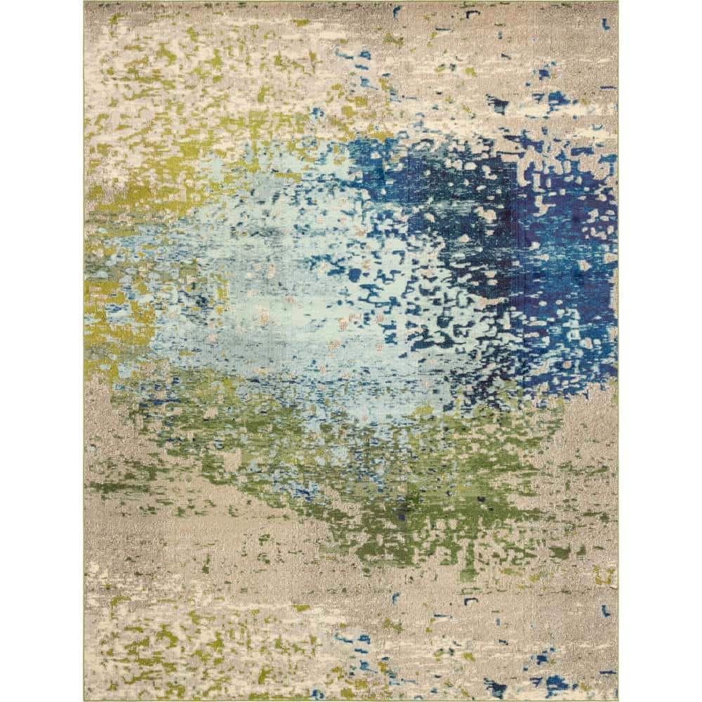 Unique Loom Estrella Vella Blue 10' 0 x 13' 1 Area Rug 3145720 - The ...