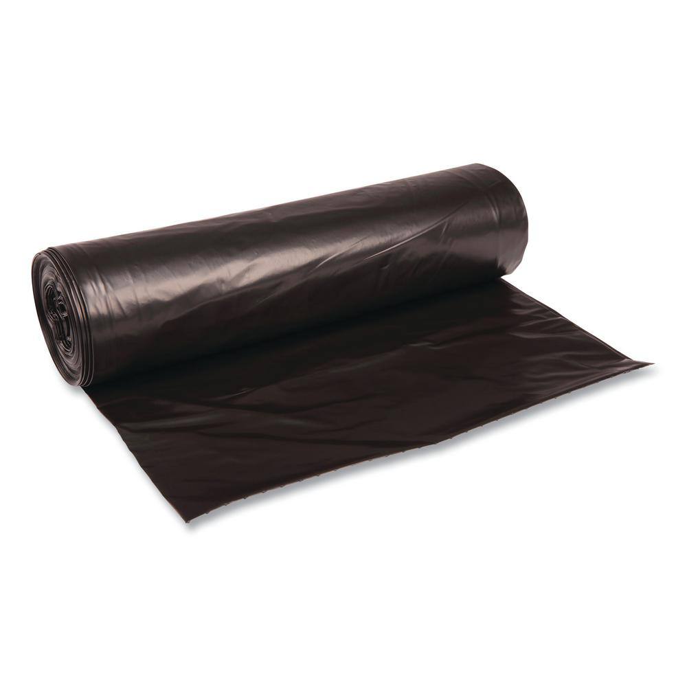 Boardwalk 40 in. x 46 in. 45 Gal. 0.6 mil Black Low-Density Trash Can ...