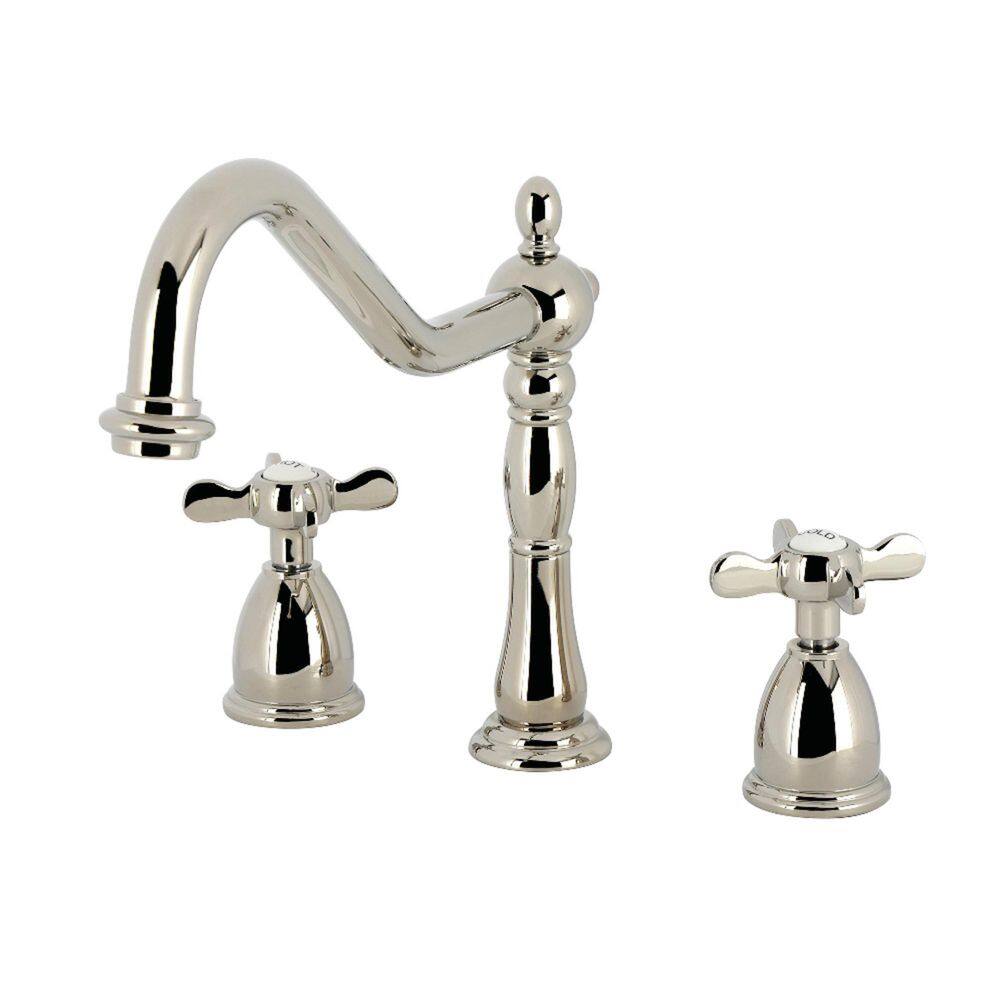 Kingston Brass Essex 2-Handle Deck Mount Standard Kitchen Faucet in ...