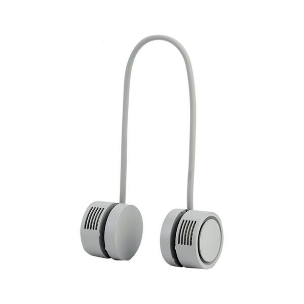 DANSOON Rolling Bladeless 1.5 in. 3 Speeds Rechargeable Personal Fan ...