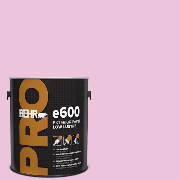 BEHR PRO 1 gal. #680A-2 Sugar Sweet Low Luster Exterior Paint PR62001 ...