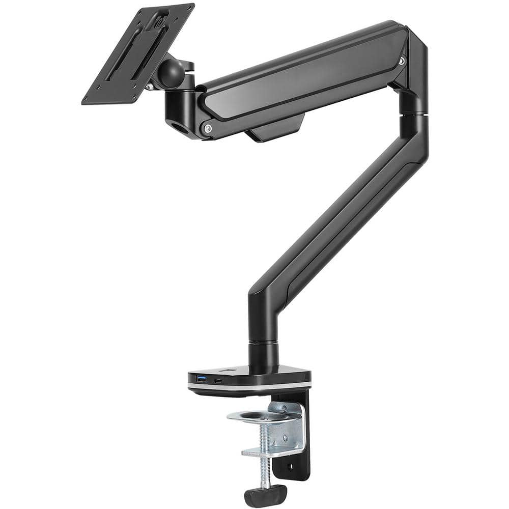 VEVOR Monitor Mount Screen Adjustable Single Mount with USB Supports 13 ...