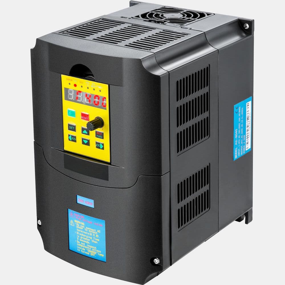SVOPES 4KW VFD 5.5HP Variable Frequency Drive CNC Inverter Converter AC ...