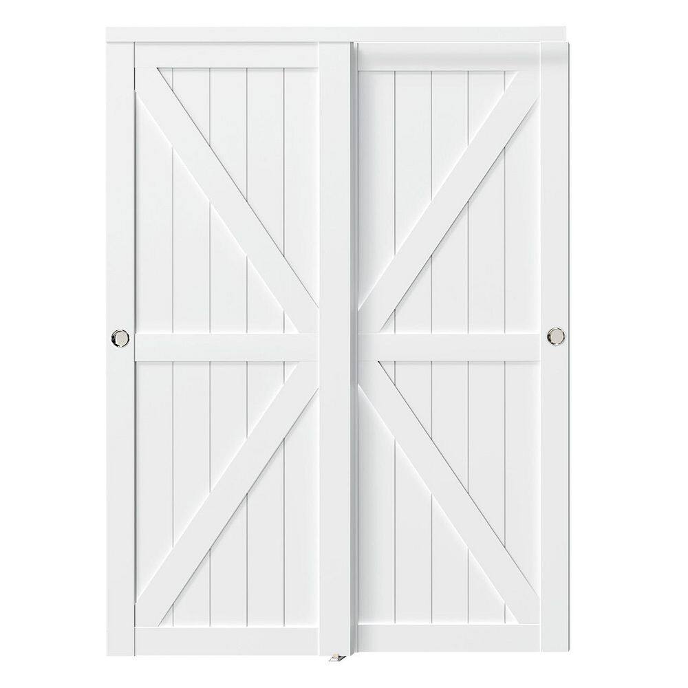 Have a question about TENONER 72 in. x 80 in., Solid Core, White MDF ...