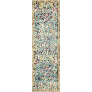 Unique Loom Monterey Adobe Blue 5' 0 x 8' 0 Area Rug 3139954 - The Home ...