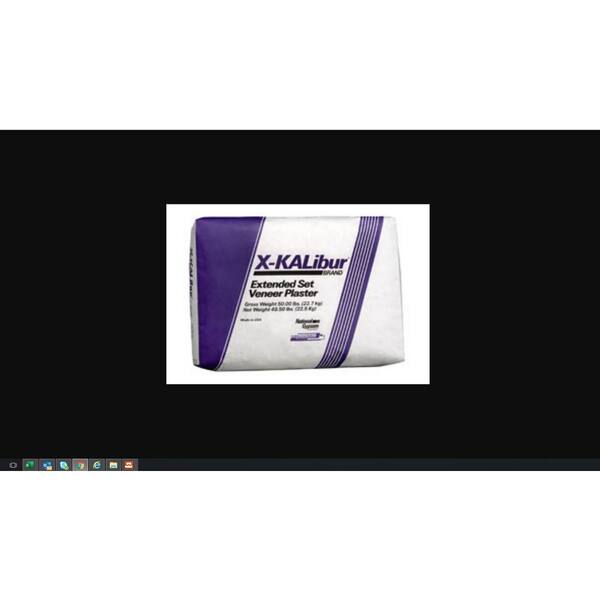Gold Bond National Gypsum Gold Bond X-KALibur Veneer Plaster - 50 LB ...
