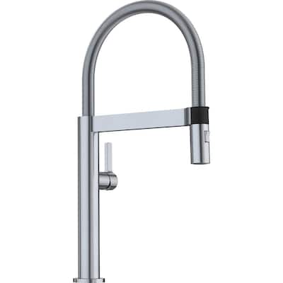 Blanco CULINA Semi-Pro Single-Handle Pull-Down Sprayer Kitchen Faucet ...
