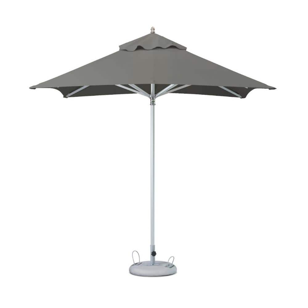 HomeRoots 8 ft. Market Patio Umbrella in Charcoal 2000491962 - The Home ...
