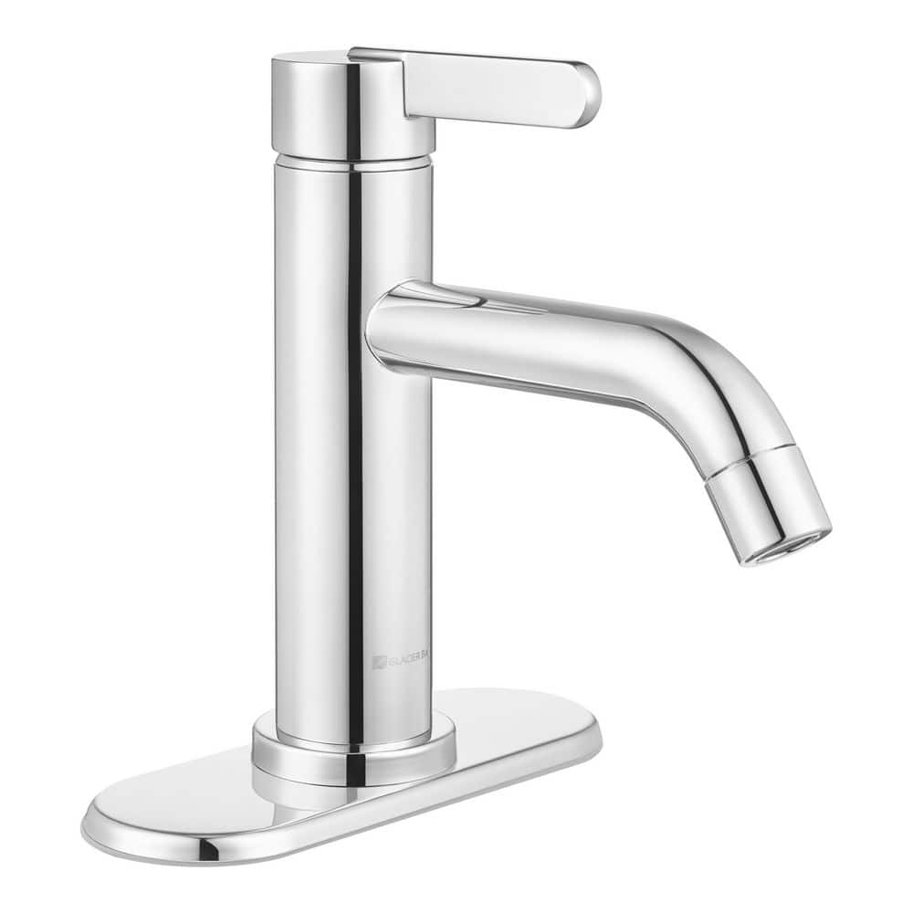 Glacier Bay Caslisto 4 in. Centerset single handle bathroom faucet in ...