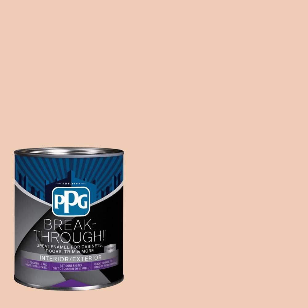 Reviews for Break-Through! 1 qt. PPG1201-3 Peach Darling Semi-Gloss ...