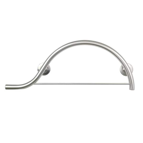 SEACHROME 30- inch Designer Curved/Waved Bathroom Shower Grab Bar with ...