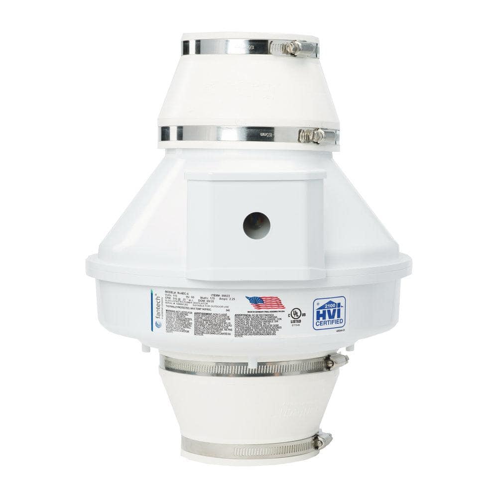 Fantech RN Radon Fan for Active Soil Depressurization RN4EC-4 - The ...