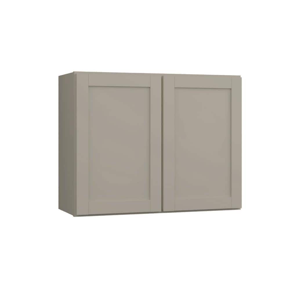 Hampton Bay Courtland 30 in. W x 12 in. D x 23.5 in. H Assembled Shaker ...