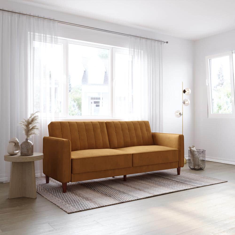 Pin tufted transitional futon store