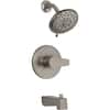 Peerless Xander 1-Handle Wall Mount Tub and Shower Faucet Trim Kit in ...