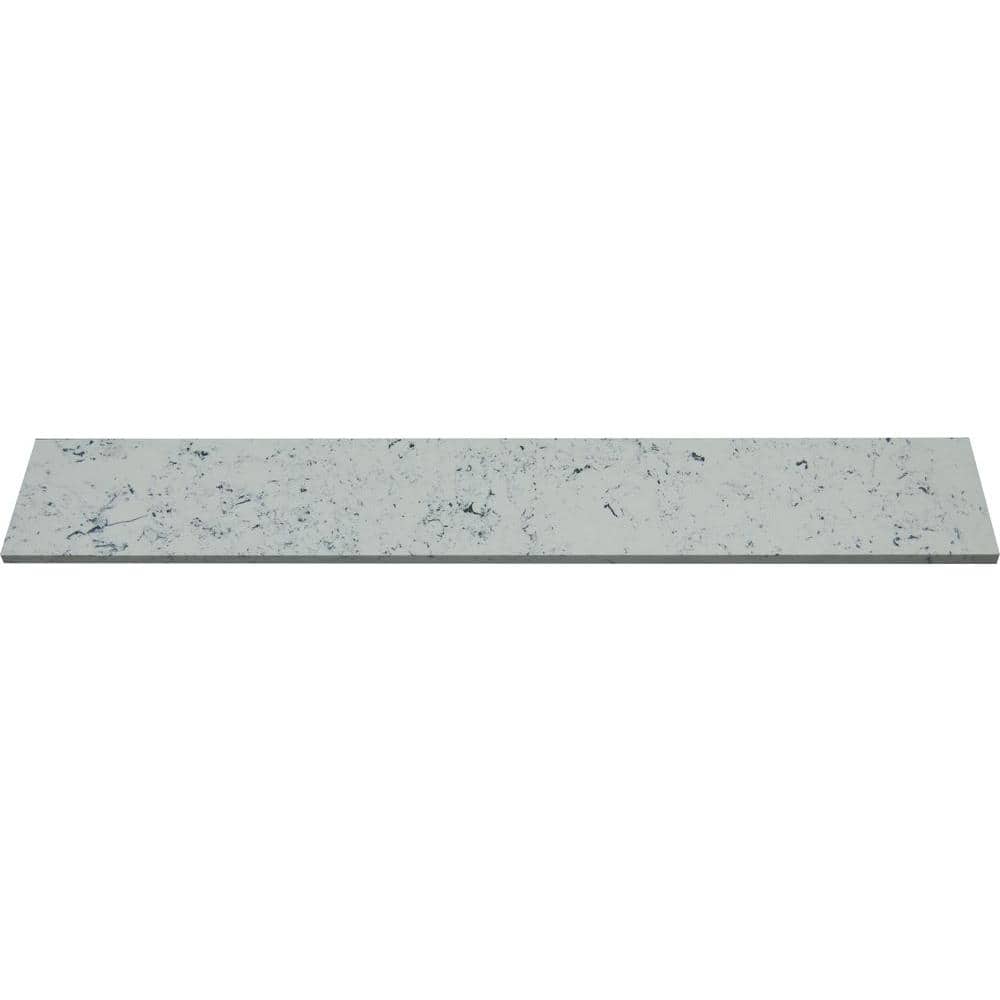 MSI White Single Bevelled 6 in. x 37 in. Polished Marble Threshold Tile ...