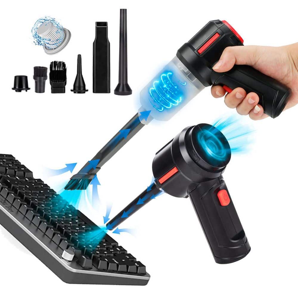 BIBIVIS Computer Air Duster, Cordless Canned Air Computer Vacuum ...
