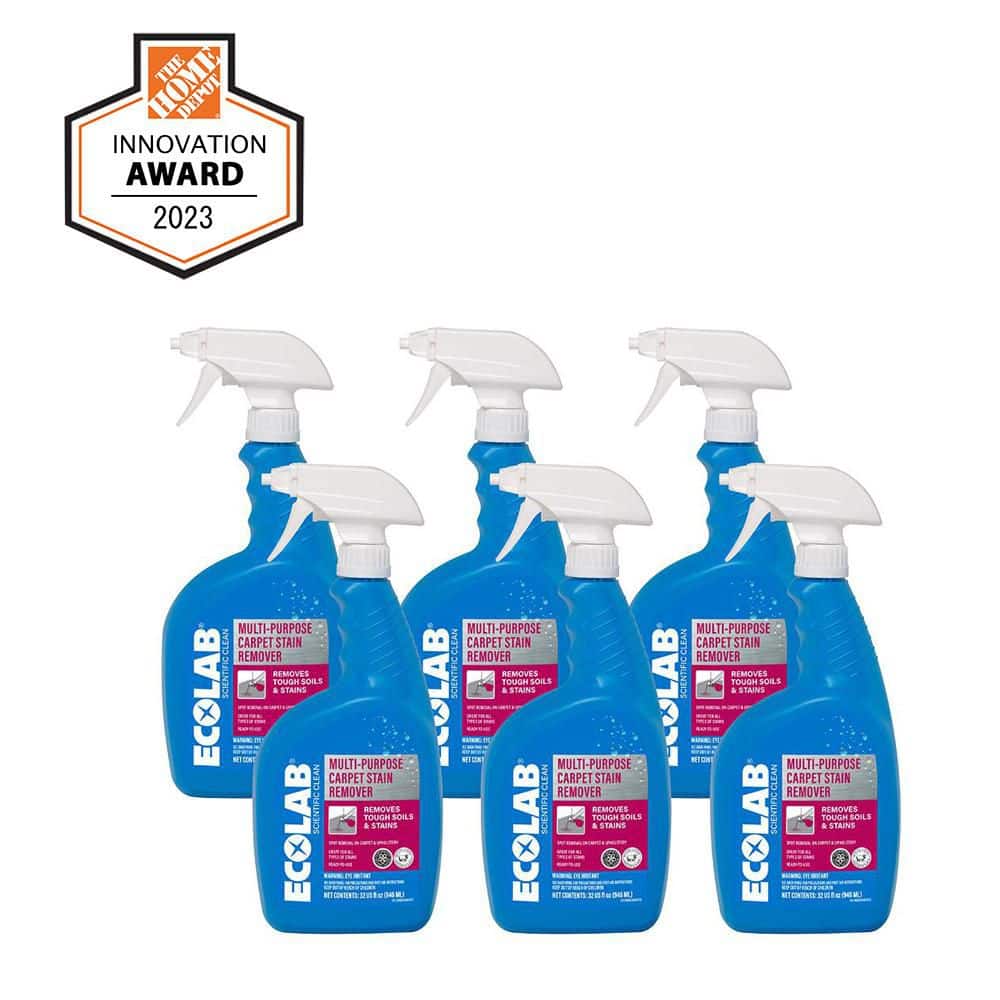 ECOLAB 32 oz. Multi-Purpose Carpet Stain Remover 6-Pack 7700453C6 - The ...