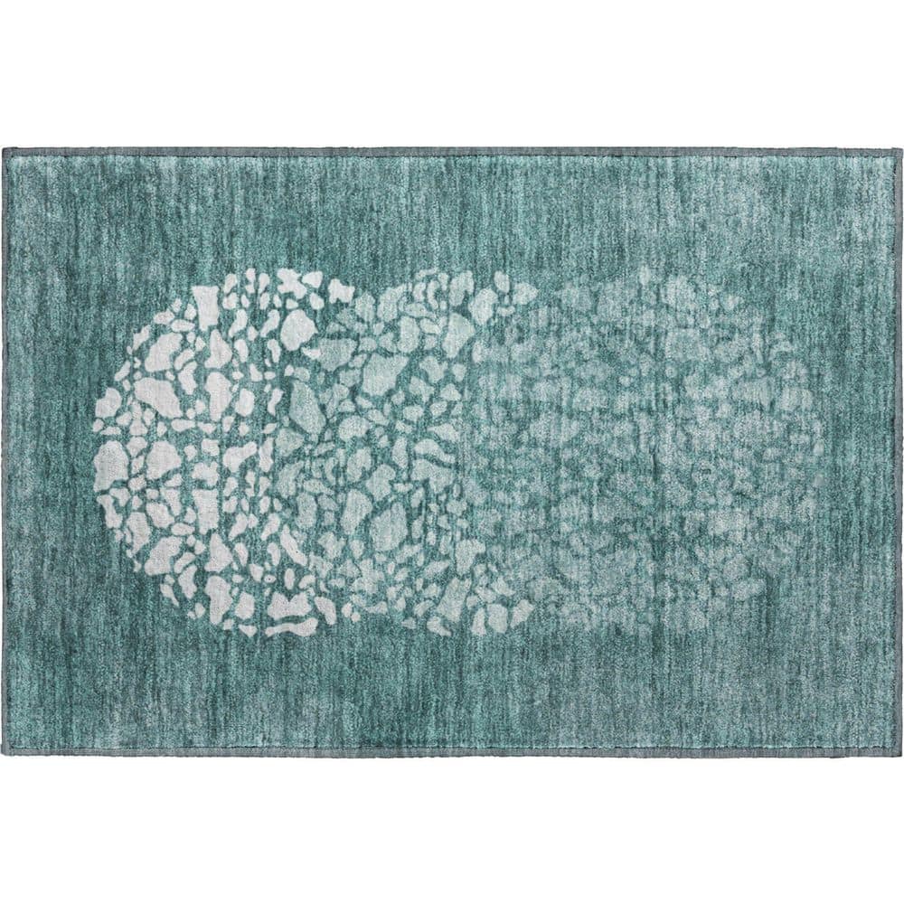 Addison Rugs Mayfield Premium Machine Washable Indoor/Outdoor Geometric ...