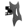 MegaMounts Heavy Duty Full Motion Television Mount in Black 98596980M ...