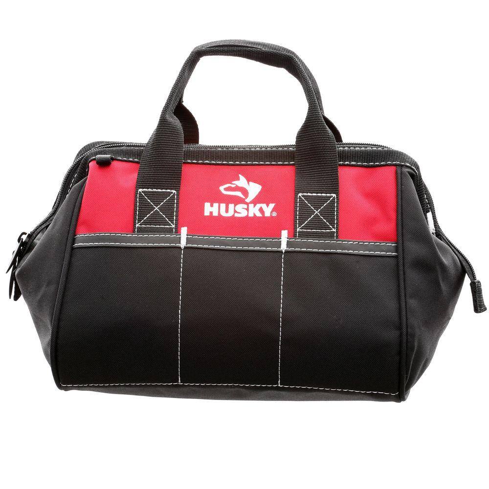 Husky 12 in. Tool Bag 82004N11 - The Home Depot