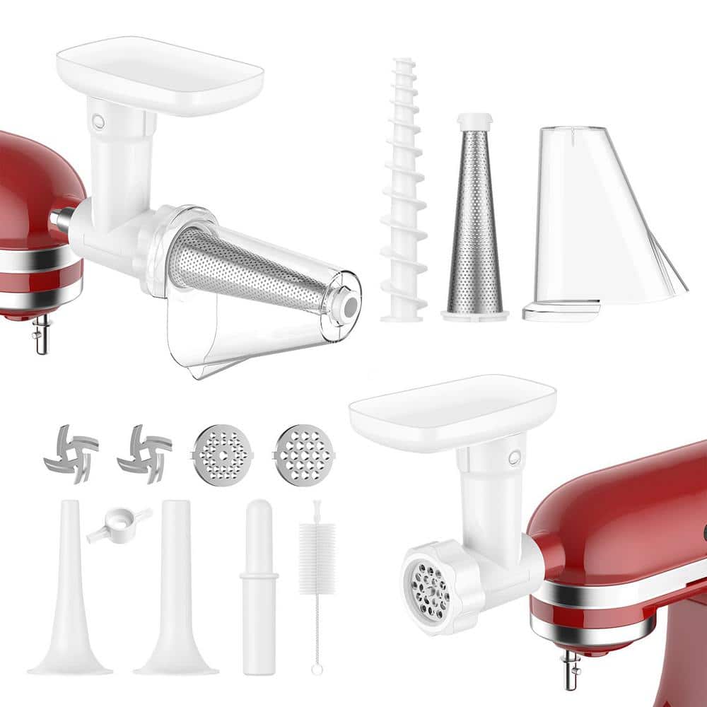 GVODE Fruit and Vegetable Attachment Strainer Set with Meat Grinder for ...