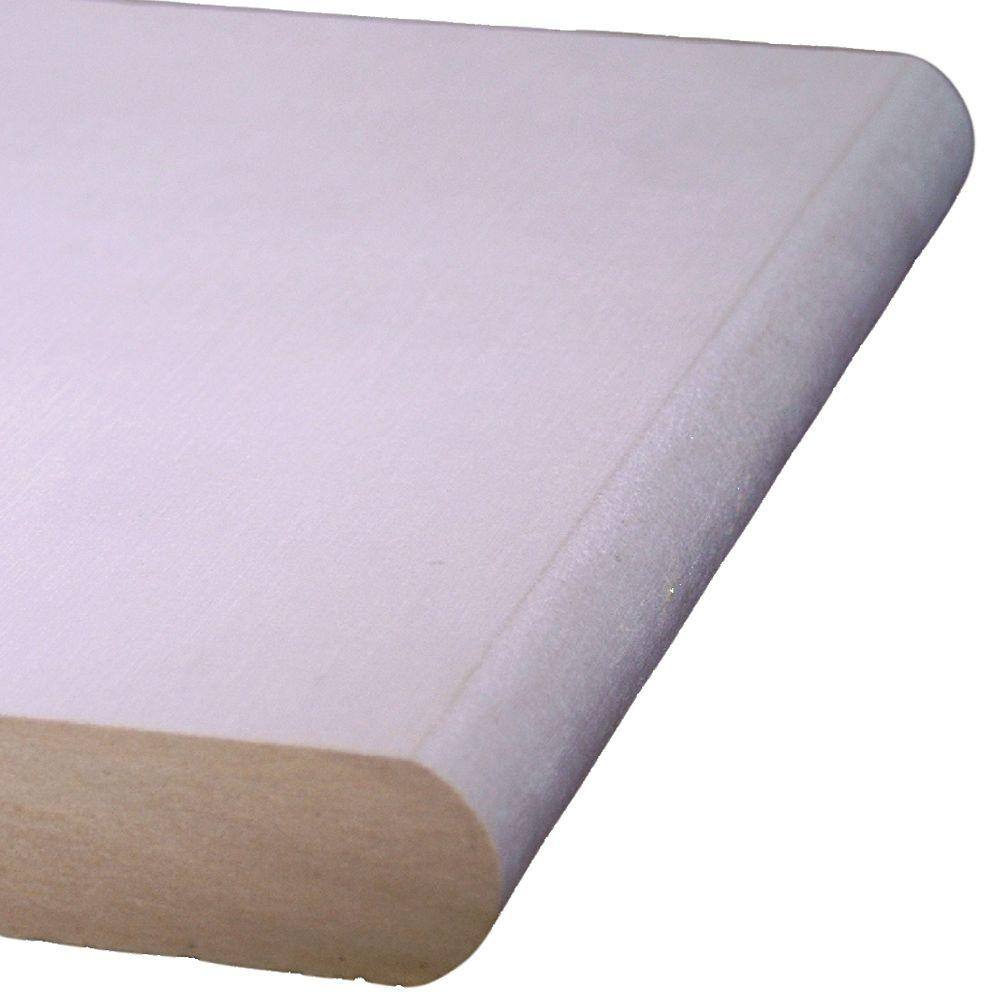 Redi-Shelf 3/4 in. x 11-1/4 in. x 4 ft. White Bullnose Shelving 850948 ...