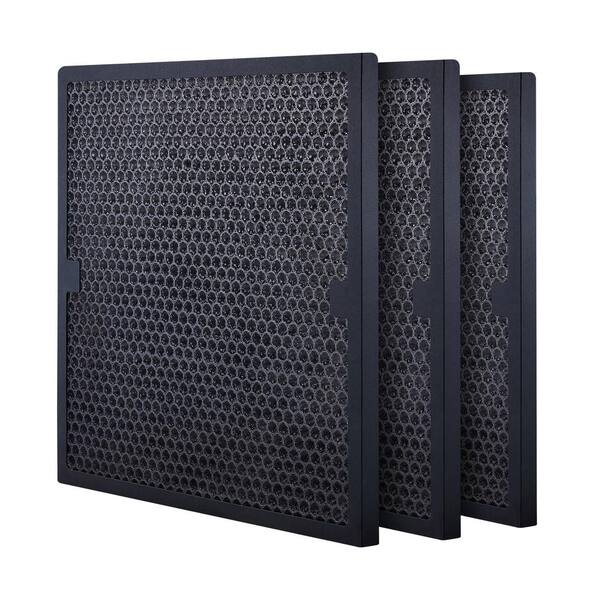 VEVOR Active Carbon Filters 3 Pack 16 in. x 19 in. Air Filter Replacement High efficient Stage 2 Filters Compatible Purifiers HX340040020MM06QWV0 0730 The Home Depot