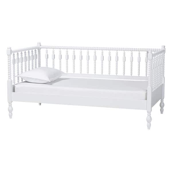 Baxton Studio Callison White Twin Daybed 271-14745-HD - The Home Depot
